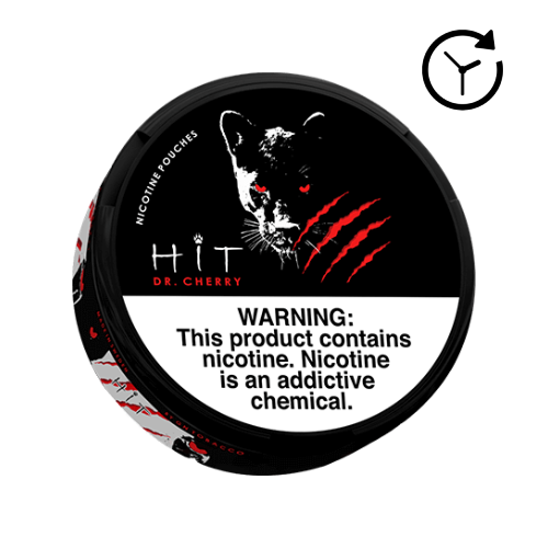 HIT Nicotine Pouches - Dr. Cherry — Nic Pouches USA