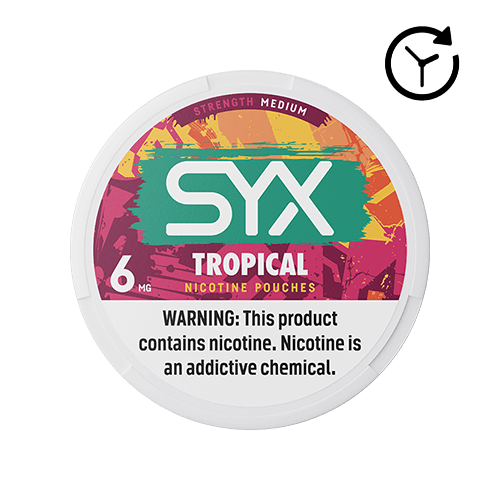 SYX Nicotine Pouches - Tropical — Nic Pouches USA
