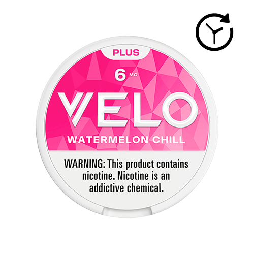 Velo Plus Nicotine Pouches - Watermelon Chill — Nic Pouches USA