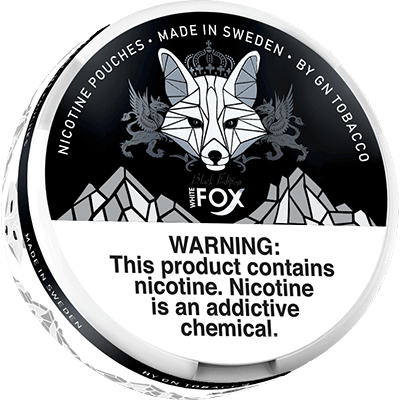 White Fox Nicotine Pouches - Black Edition (Tobacco) — Nic Pouches USA