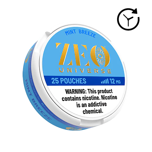 ZEO Nicotine Pouches - Mint Breeze — Nic Pouches USA