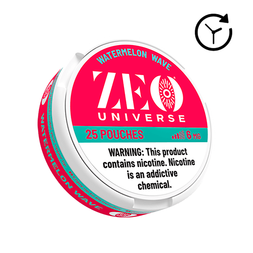 ZEO Nicotine Pouches - Watermelon Wave — Nic Pouches USA