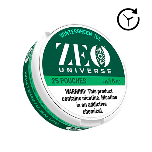 ZEO Nicotine Pouches - Wintergreen Ice — Nic Pouches USA